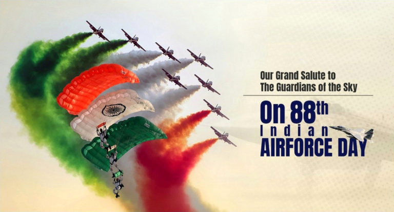 INDIAN AIR FORCE DAY: 88 Years of Touching the Sky with Glory. - Indore ...